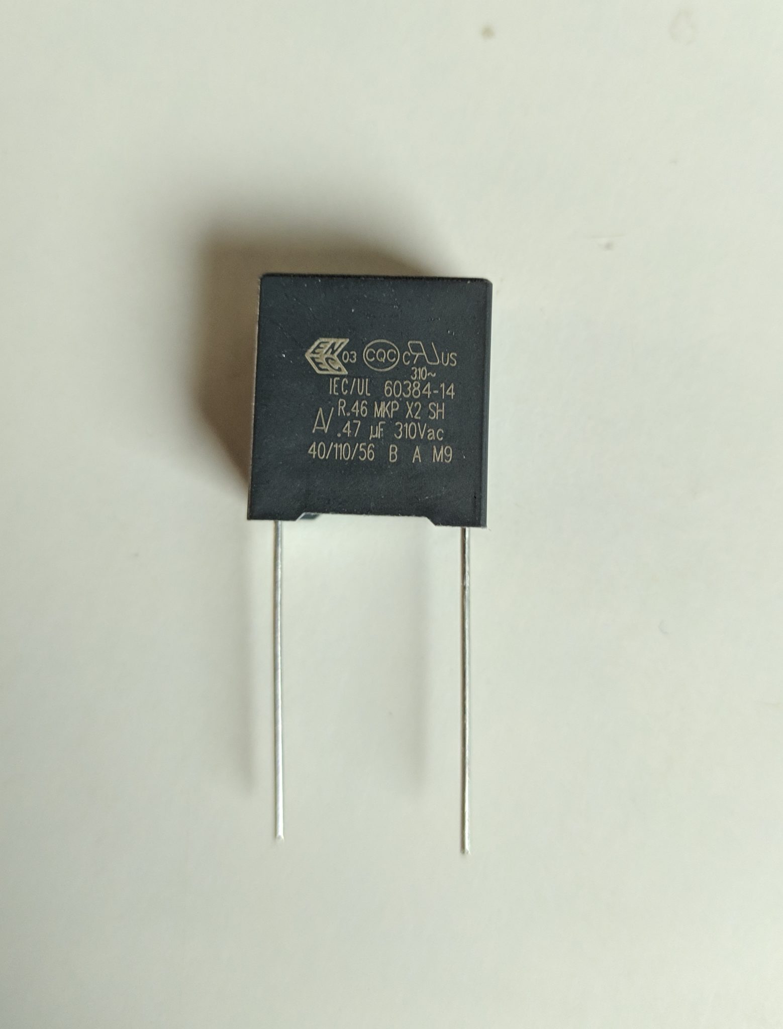 Condensateur MKP X2 0.47µF (470nF) 474K 275V 310V 15mm – Rep-Tronic